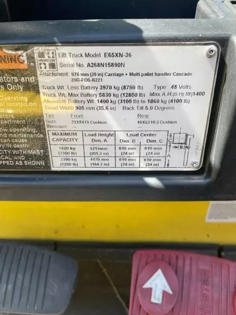 2015 - Hyster E65XN | Fairchild Equipment